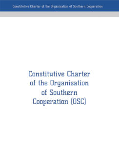 Constitutive Charter - Organisation of Southern Cooperation (OSC)